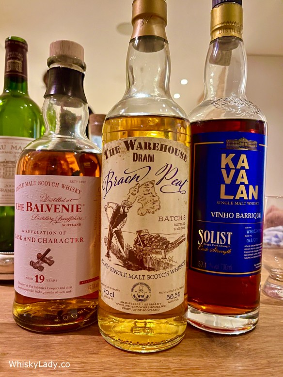 One Fine London Evening over Balvenie, Braon Peat and Kavalan | Whisky Lady